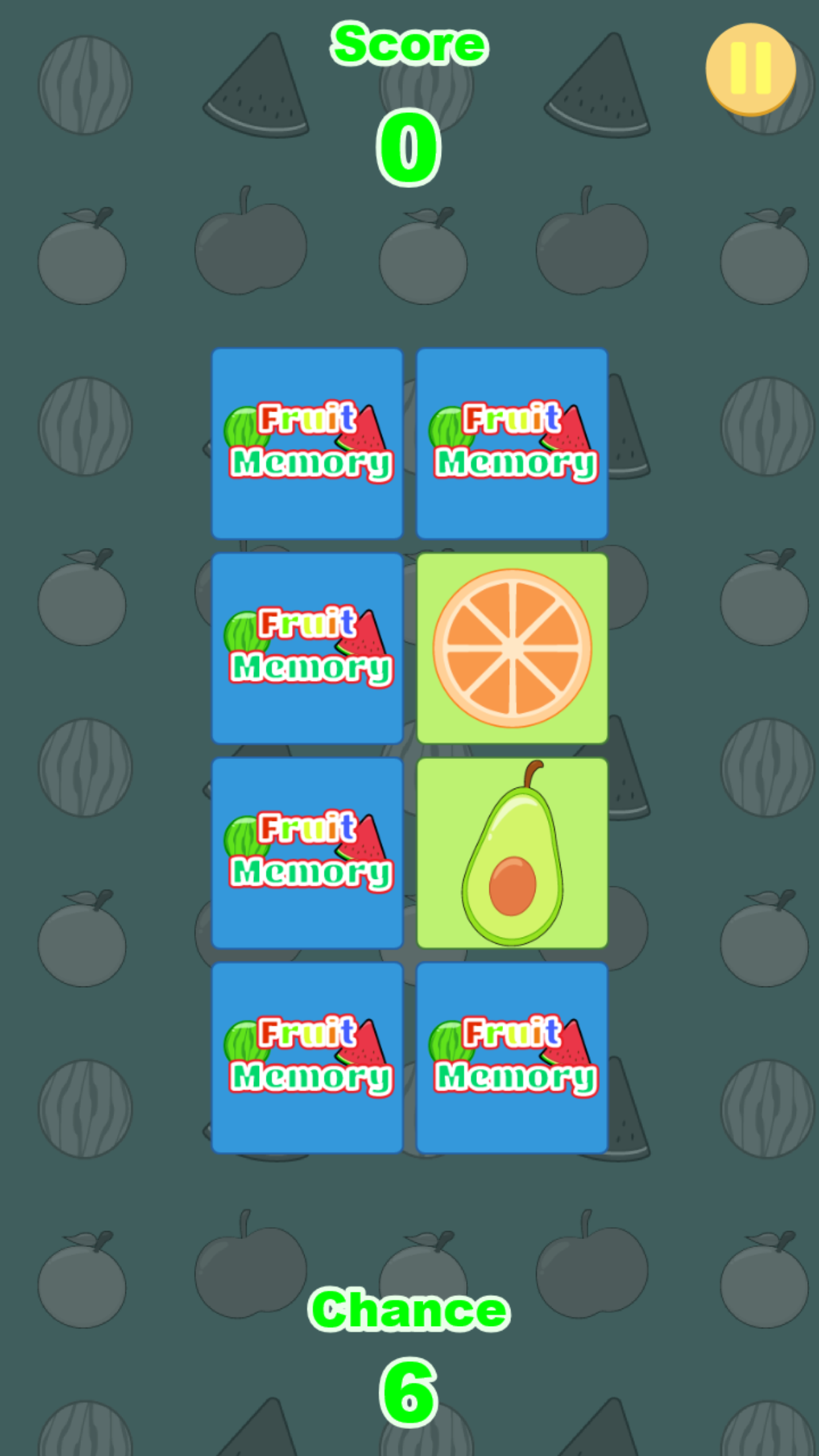 Fruits Memory - Memory Game Template - Phaser by kecapihejo | CodeCanyon